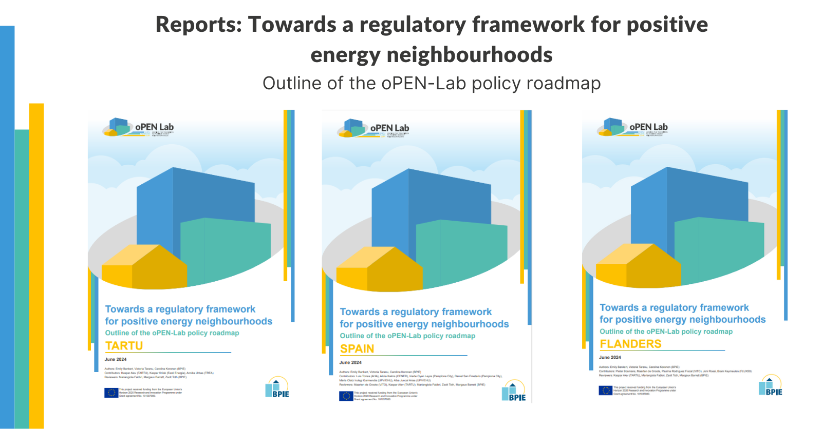 Reports on the regulatory framework for positive energy neighbourhoods ...